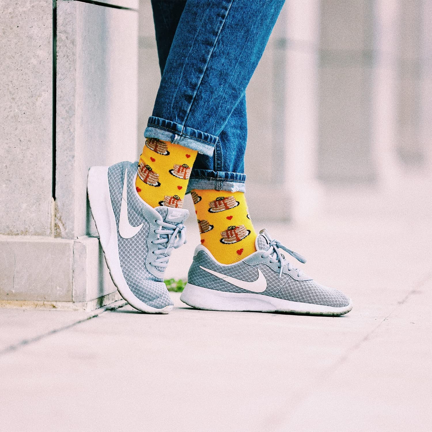 Colorcool 3 Pairs Colorful, Fun, Cool Style and Novelty Fashion Crew Socks for Women