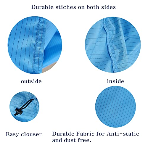 DT&G 2 Packs High Density-Conductive Large Laundry bags / Made of polyester, Drawstring closure, Anti-static / 28βx40β Size / Tear resistance and tight Stitching Dirty Clothes Storage Bags
