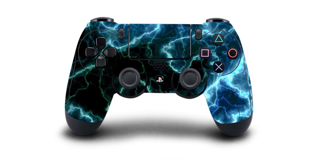 FOTTCZ [3PCS] Whole Body Vinyl Sticker Decal Cover Skin for PS4 Controller - 3pcs. Comb B