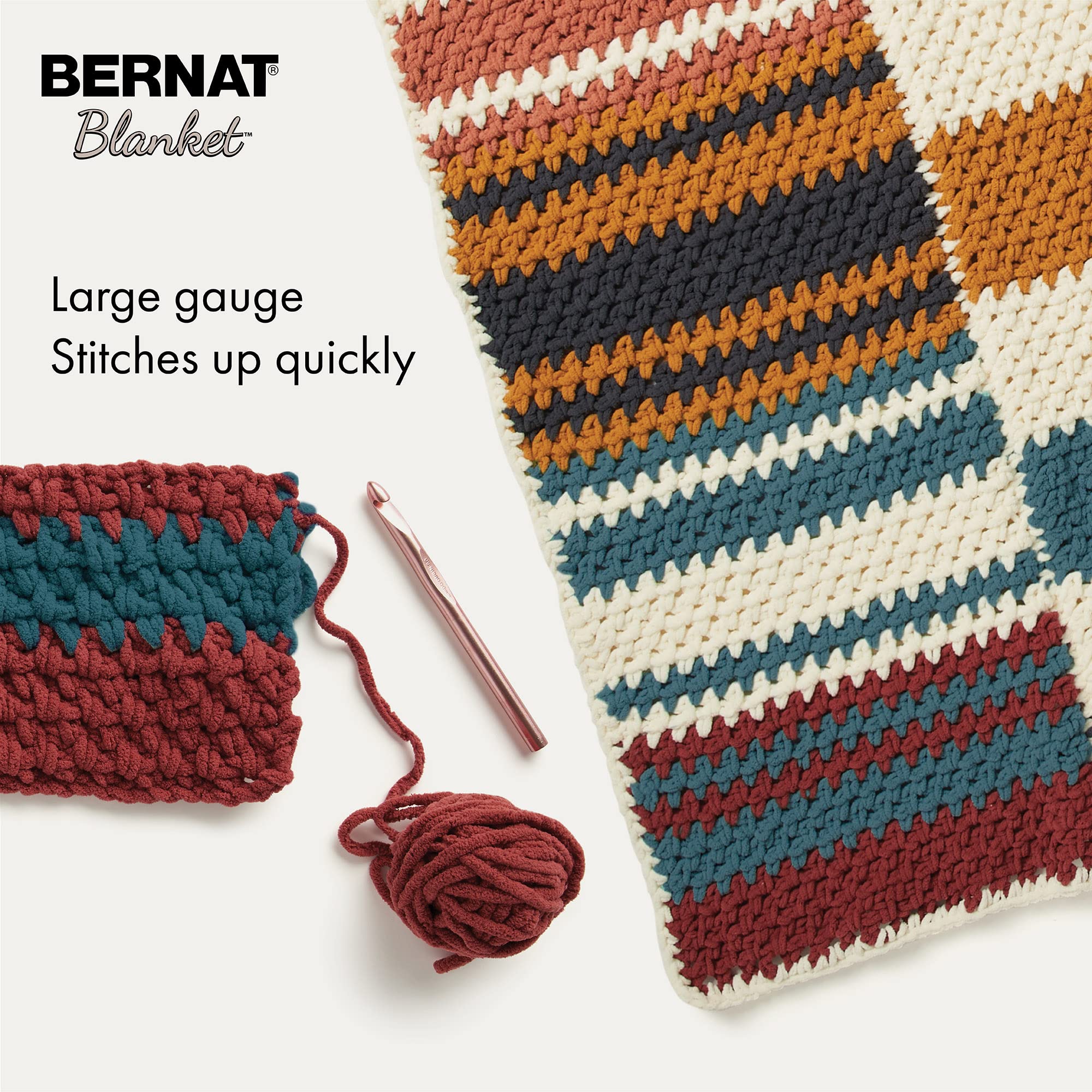 BERNAT BLANKET TWIST, LILAC GROVE