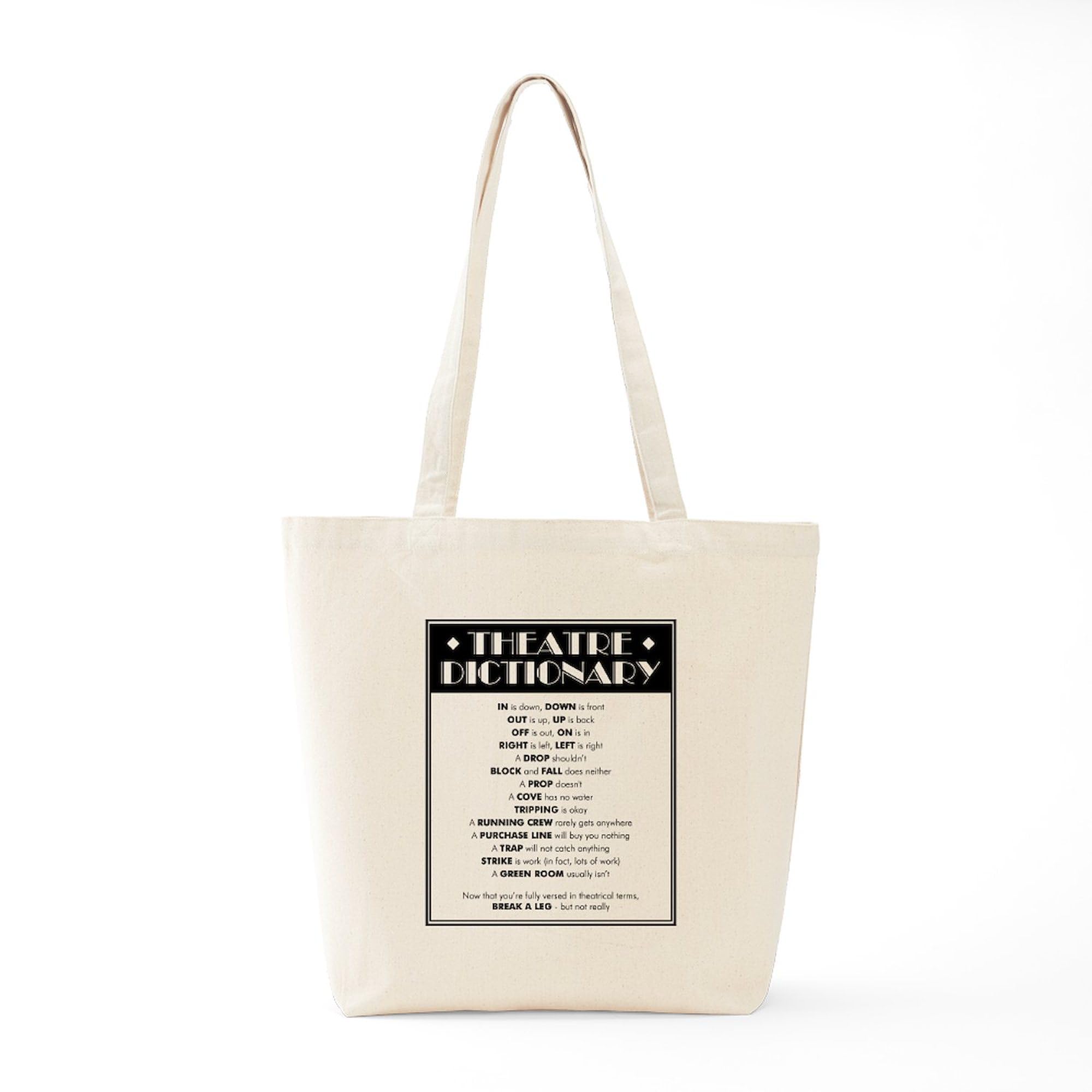CafePress Theatre Dictionary Tote Bag Canvas Tote Shopping Bag