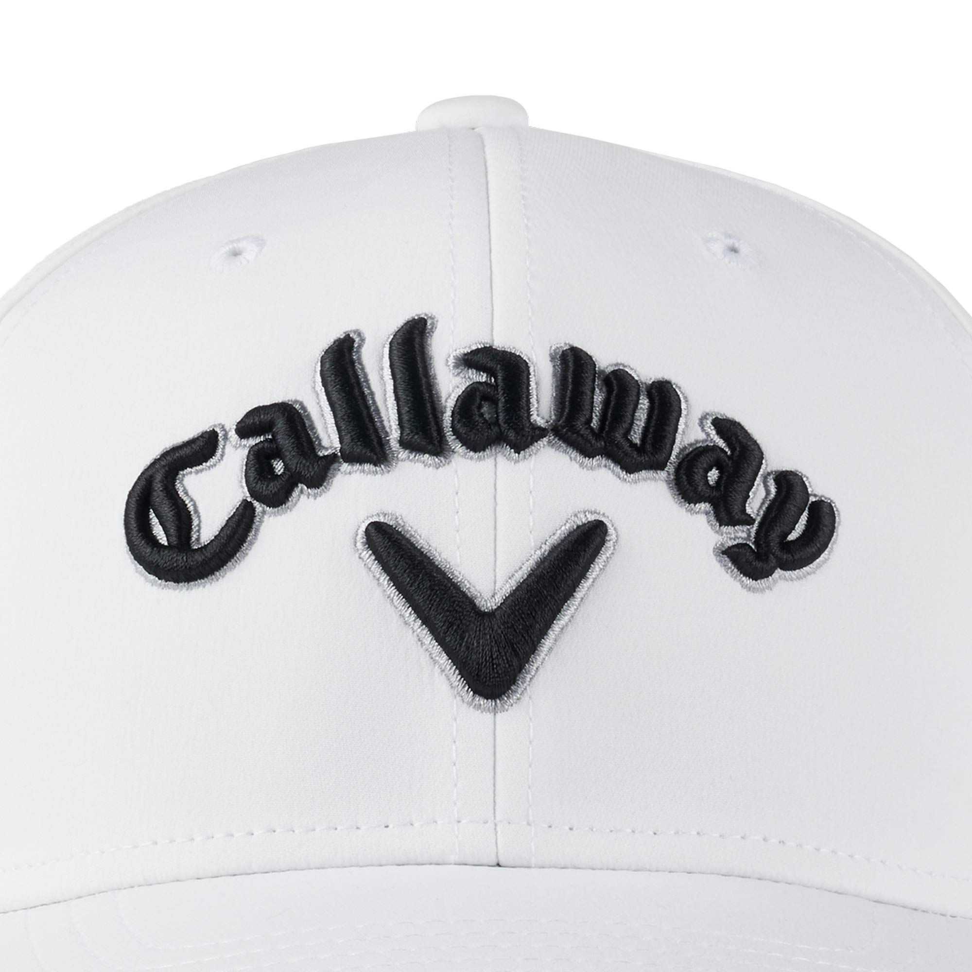 Callaway mens Riviera Hat, White/Black, Small-Medium US