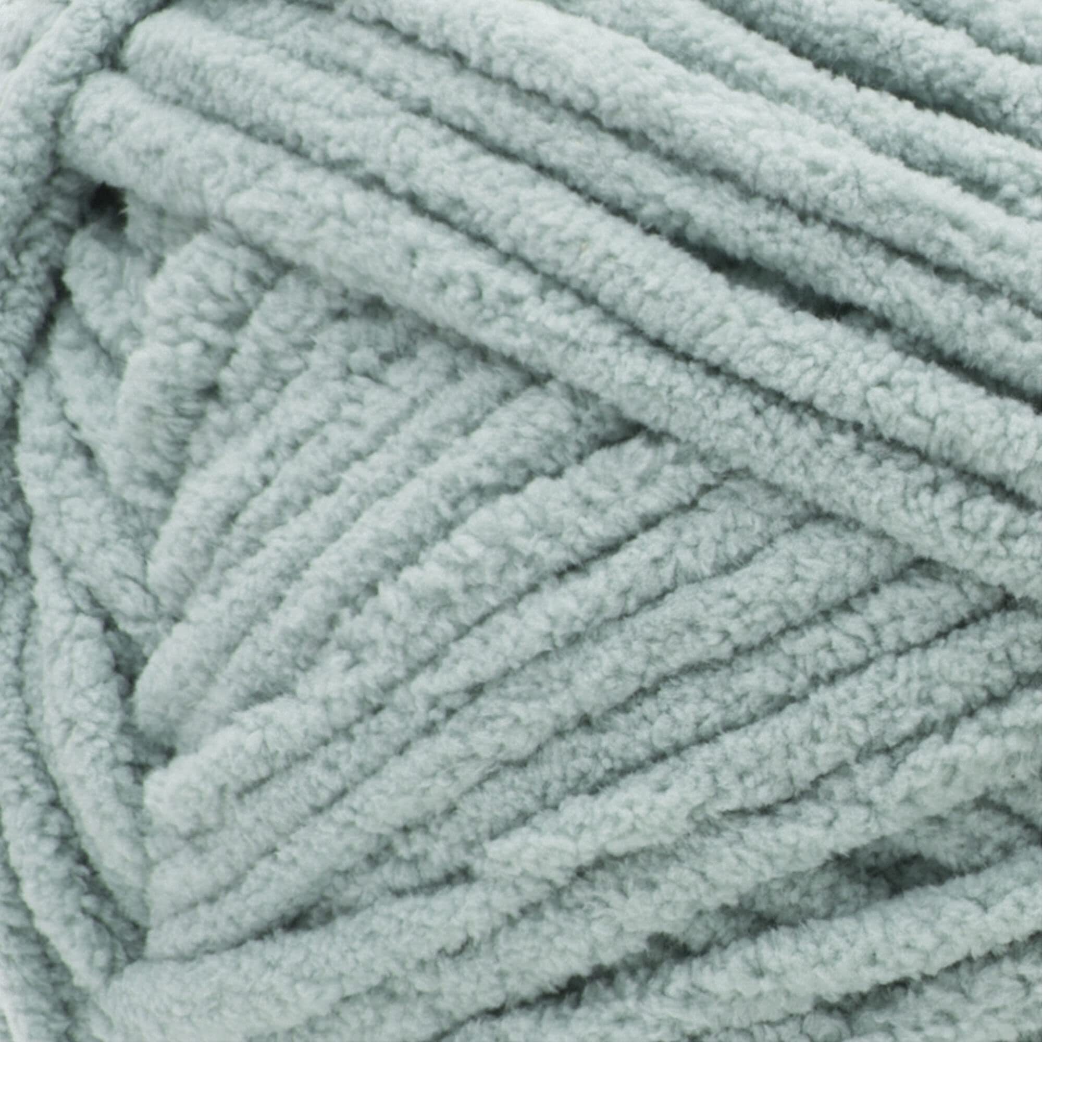 Bernat Blanket Yarn - Big Ball (10.5 oz) - Smoky Green - 2 Pack Bundle with Bella's Crafts Stitch Markers