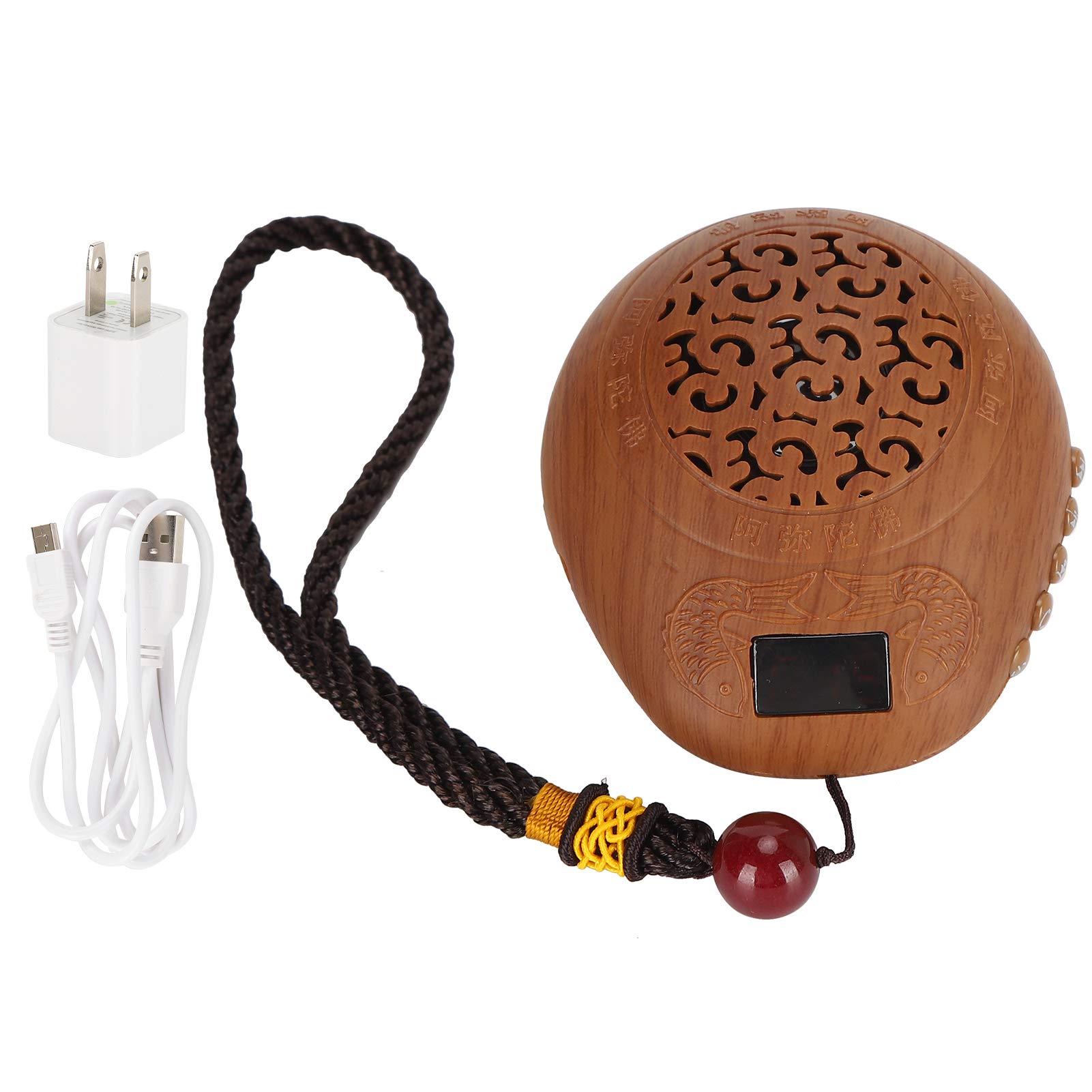 Buddhist Prayer Machine, Buddha Machine Plastic Rechargeable Scripture Play Temple Chanting Tools Buddha Music Player
