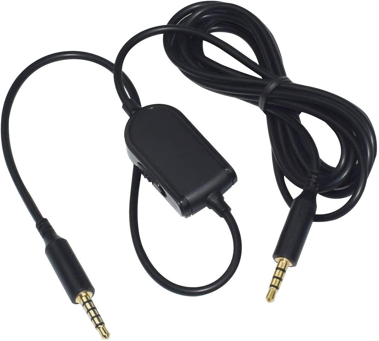 Muigiwimeiso A40 Cord Talkback Chat Inline Mute Cable Compatible with Astro A40 A10 Gaming Headsets Replacemnt Cord, Compatible with Xbox One PS4 Smartphone Headphone Audio Extension Cable