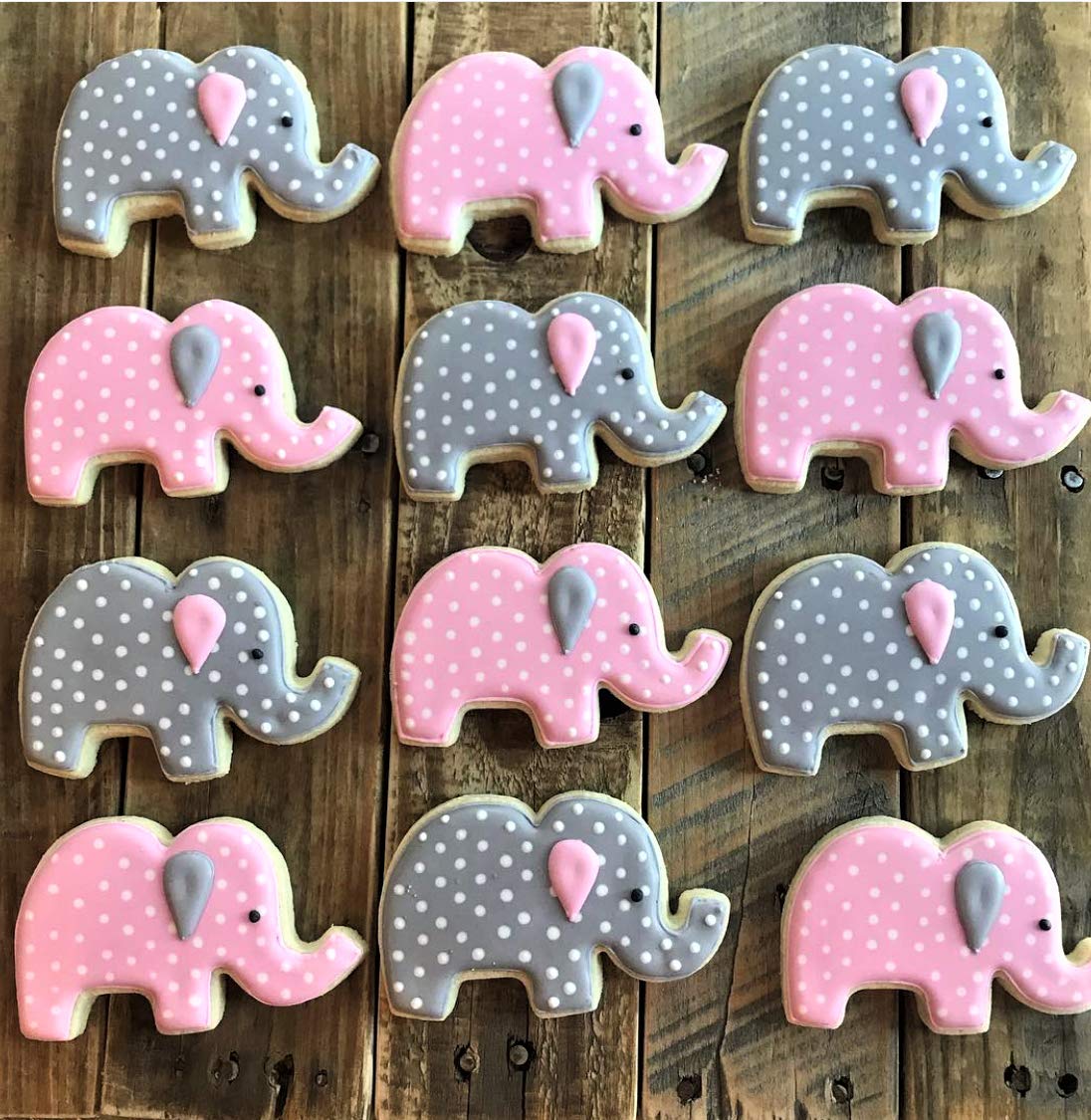 Cute Elephant Cookie Cutter, 4.25" Made in USA by Ann Clark