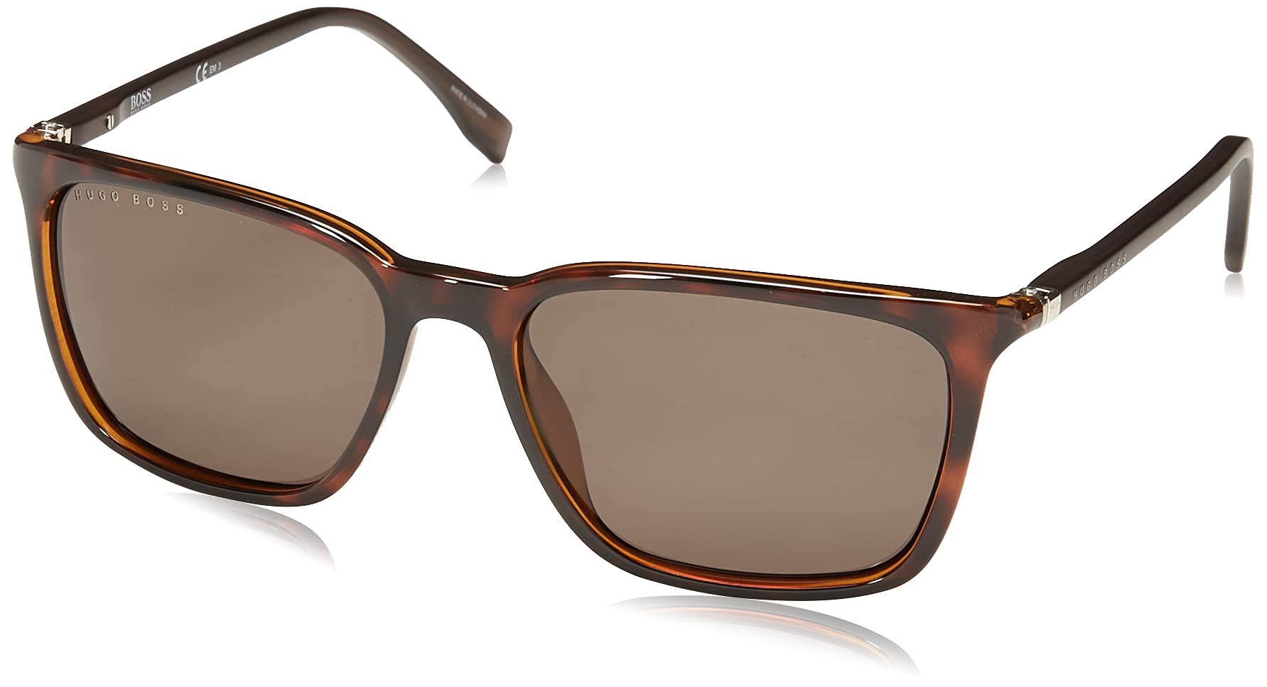 BOSS by Hugo Boss Men's 0922/S Oval Sunglasses, Dark Havana, 51 mm