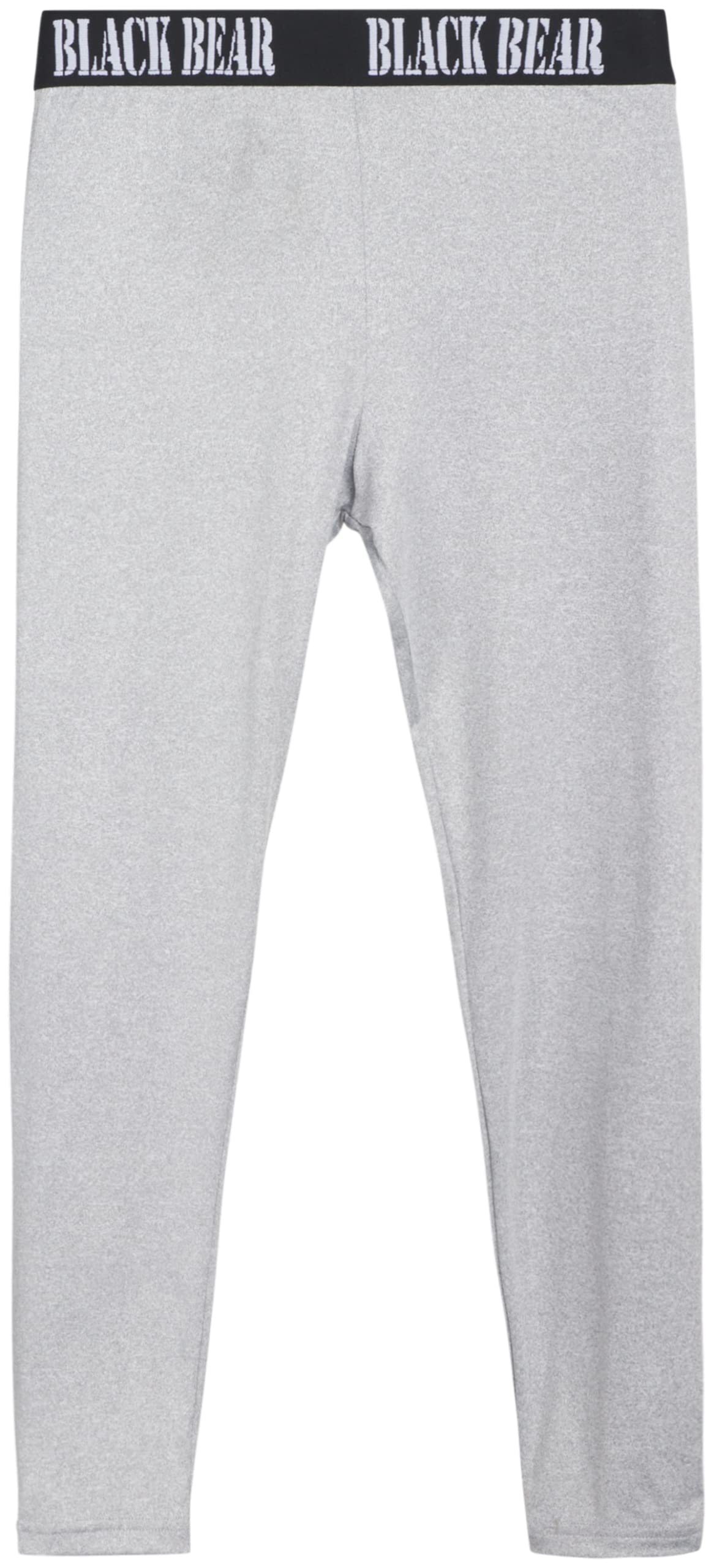 Black Bear Boys' Thermal Underwear Set - 4 Piece Performance Base Layer Long Sleeve T-Shirt and Long Johns Set, Size X-Large, Heather Grey/Charcoal