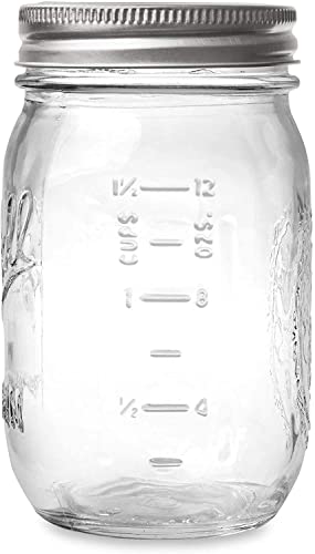 Ball Regular Mouth Pint 16-oz Mason Jar with Lids and Bands (Pack of 24)