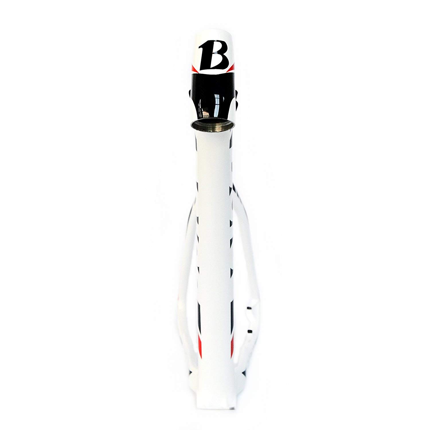 Bero Carbon Fiber Mountain Bike Frame, 26" Glossy Unibody Internal Cable Routing T800 Ultralight MTB Frame (White Red, 17 inch)