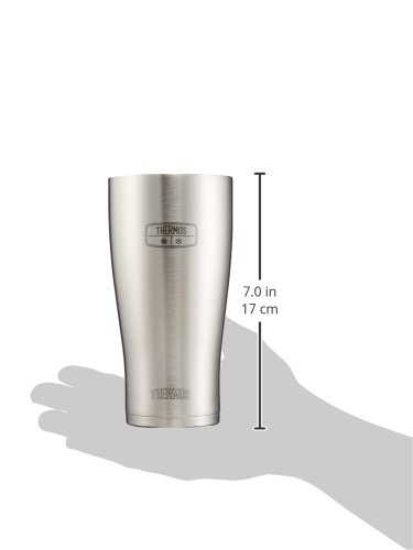 Thermos JDE-600 S Vacuum Insulated Tumbler, 20.3 fl oz (600 ml), Stainless Steel