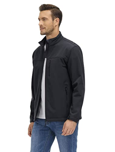 MAGCOMSEN Hiking Jacket Men Lightweight Winter Jackets for Men Waterproof Soft Shell Mens Jacket Hunting Jacket for Men Work Jacket