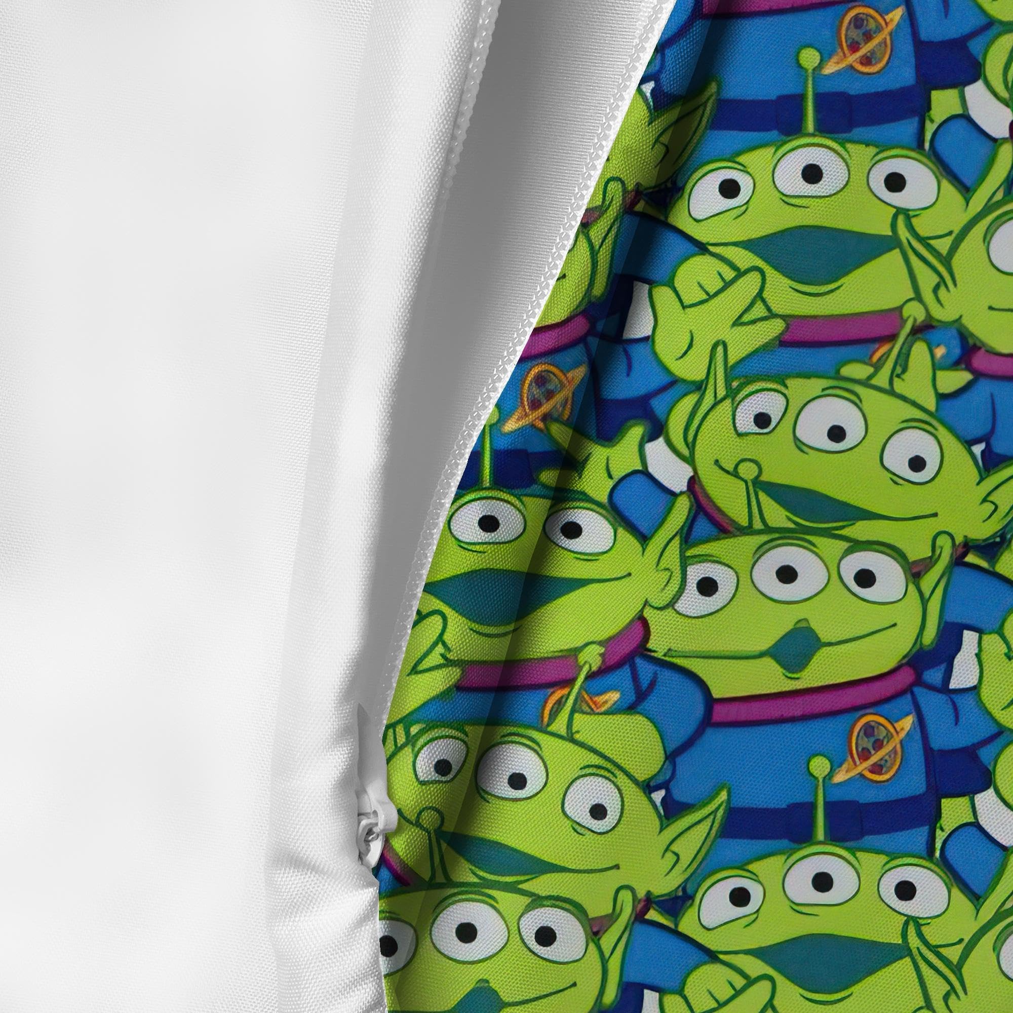 EVURU Toy Buzz Woody Cartoon Duvet Cover Set, 100% Microfiber Bedding Set, Skin-Friendly 3 Piece Comforter Cover Set for a Comfortable Sleep (03,Queen 90x90inch)