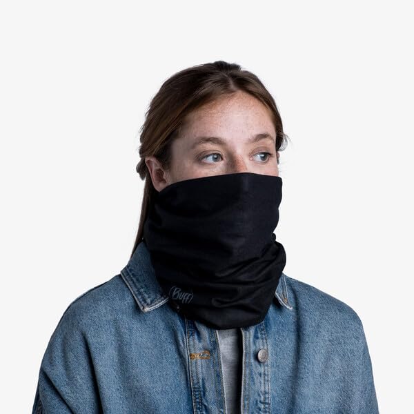 BUFF Adult Polar Reversible Neck Gaiter, Headband & Winter Neck Warmer, Ski Mask & Face Shield, Balaclava, Den Multi, One Size