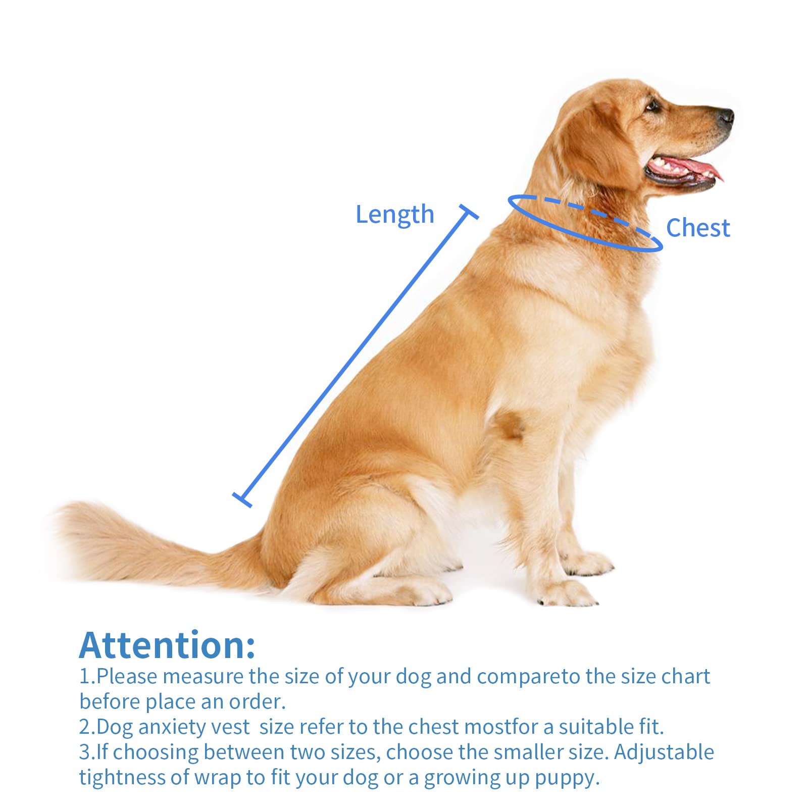 MCHY Dog Anxiety Vest, Anxiety Relief for Dogs, Dog Calming Coat (Rose S)