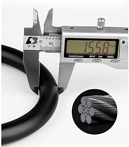 Bicycle Lock, Anti-Theft Steel Cable Lock, Portable Mini Ring Lock Mountain Road Bike Riding Equipment Accessories(Color:Black)