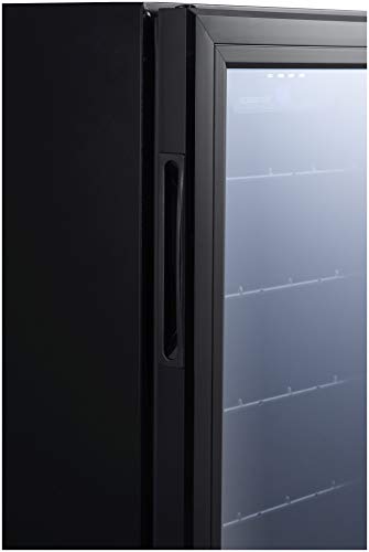 EdgeStar BWR301BL 15 Inch Wide 30 Bottle Built-In Wine Cooler with Slim Design