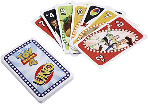Mattel Games UNO Featuring 4 -Kids and Family Card Game