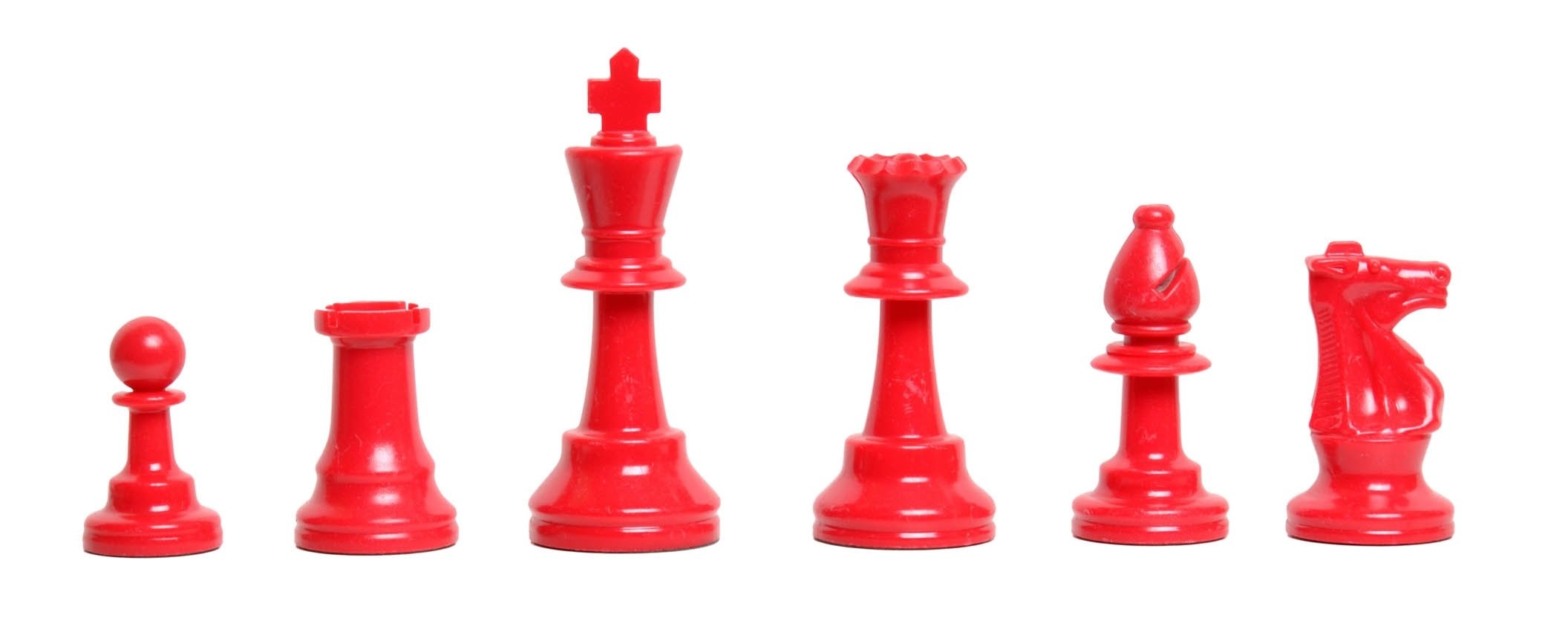 The House of Staunton Four Player Chess Set Combination - Single Weighted Regulation Colored Chess Pieces, Four Player Vinyl Chess Board