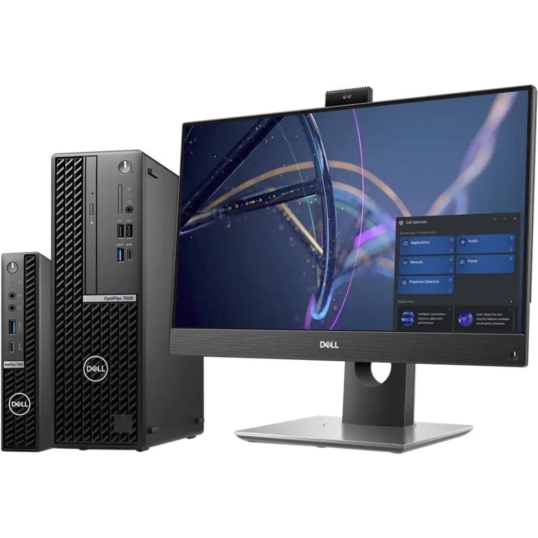 Dell OptiPlex 7000 Desktop Computer - Intel Core i7 12th Gen i7-12700T Dodeca-core (12 Core) 1.40 GHz - 16 GB RAM DDR4 SDRAM - 512 GB M.2 PCI Express NVMe 3.0 x4 SSD - Micro PC - Black