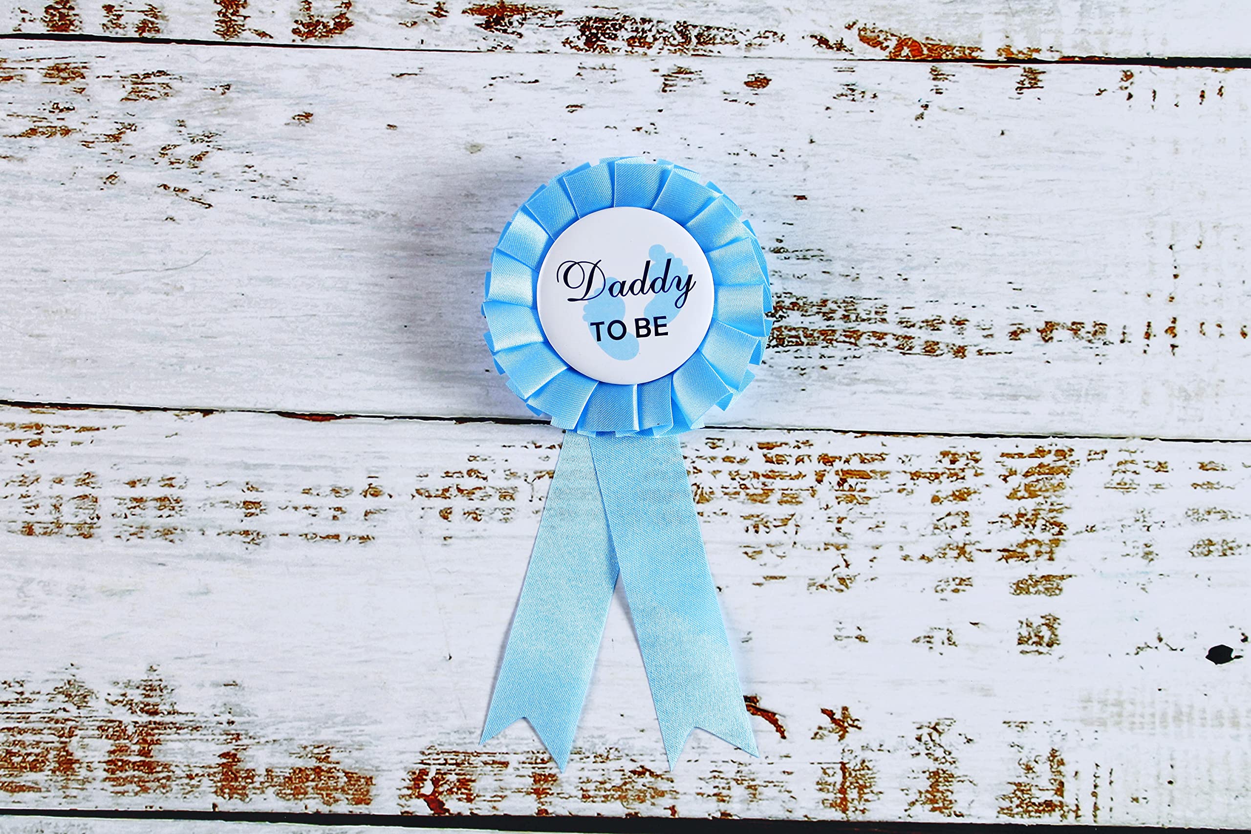 HAPPYLAND Baby Shower Decorations Set Mommy to be Daddy to be Corsage Baby Shower Mommy Sash Pregnancy Maternity Sash to Be Sash Keepsake