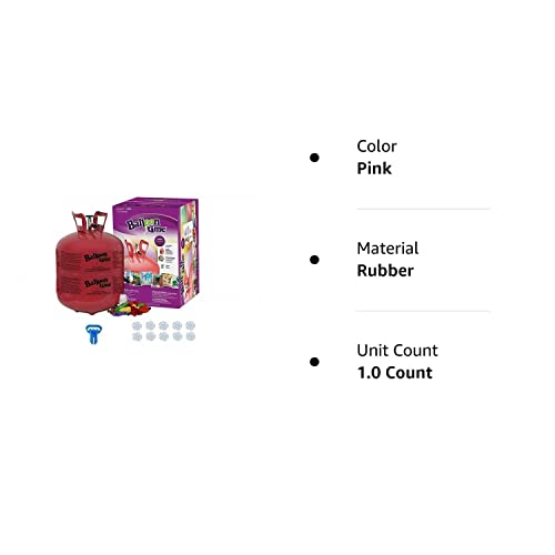 Unbranded Disposable Jumbo Helium Tank, 50 Balloons Included