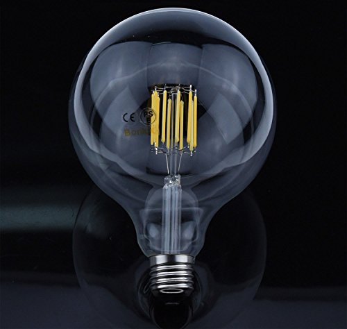 Bonlux G40 LED Vintage Filament Bulb 10W Edison Style LED G125 Clear Glass Globe Light Medium Screw E26 Base Neutral White 4000K 100W Incandescent Equivalent, Non-Dimmable