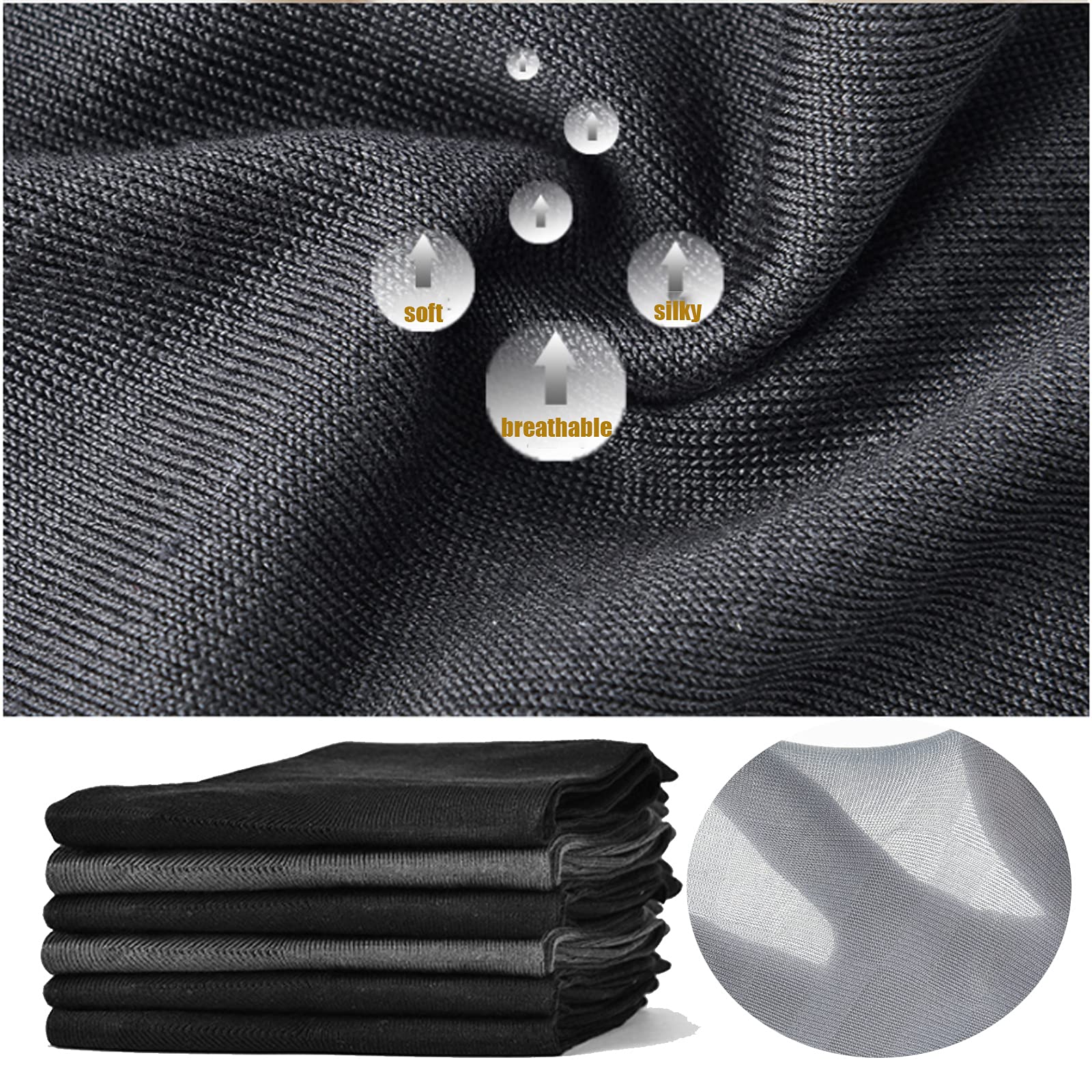 Cityelf 5 or 10 Pack Men Silk Socks Sheer Men Dress Socks Ultra Thin Nylon Sox Summer Cool Crew Socks