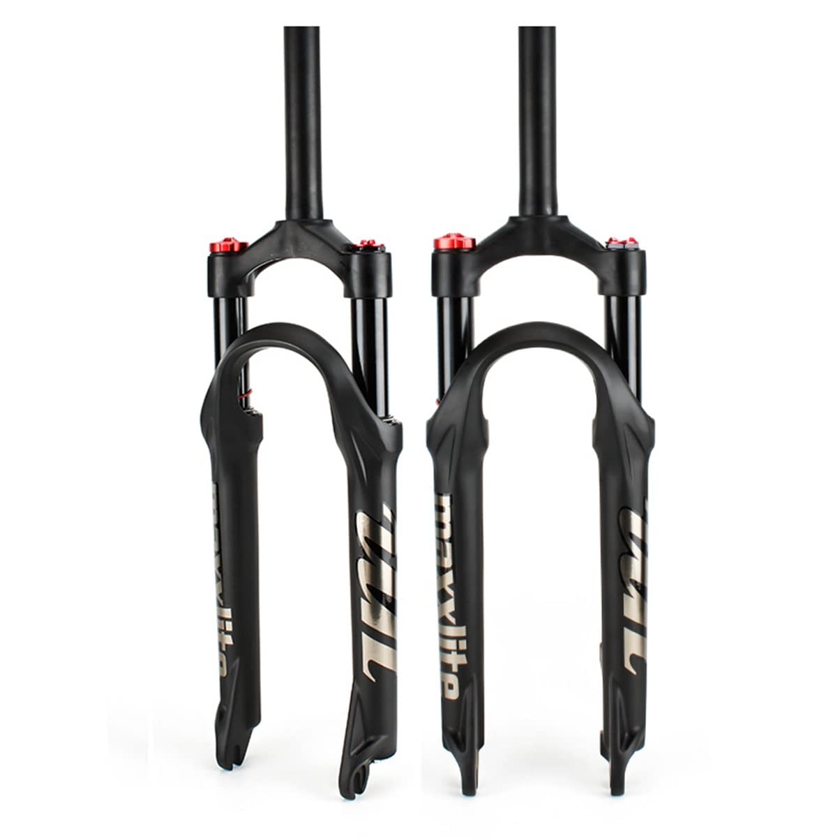Bike Fork Air Fork 24Inch Bicycle Magnesium & Aluminum Alloy Shock Absorber Air Fork Spread 100 MM Travel 70 MM Bicycle Accessories