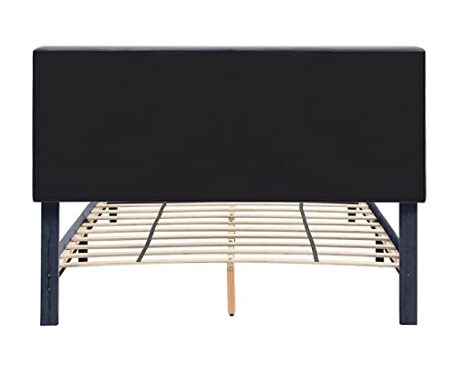 Furniture of America Halifax Modern Storage Fabric California King-Size Bed with USB for Bedroom, Guest Room Bed, Gray
