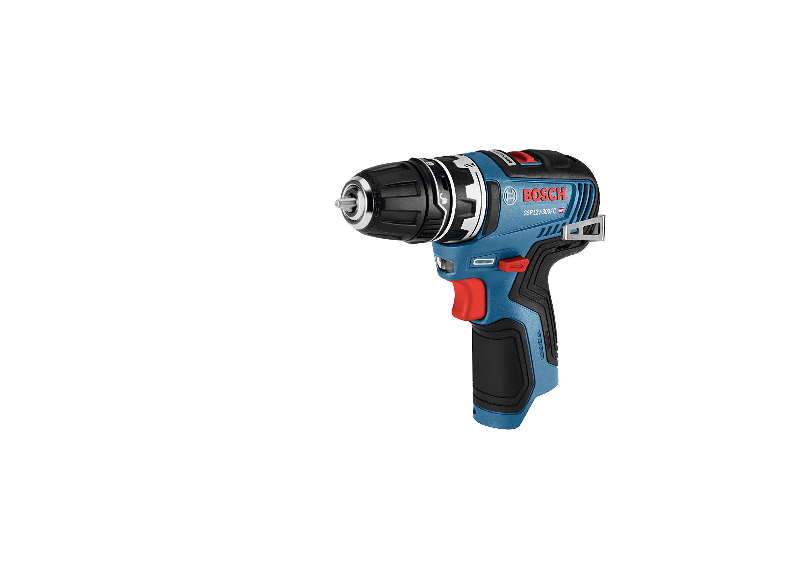 Bosch GSR12V-300FCB22-RT Flexiclick 12V Max EC Brushless Lithium-Ion 5-In-1 Cordless Drill Driver System Kit with 2 Batteries (2 Ah) (Renewed)