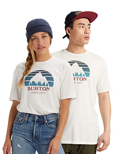 Burton Mens Underhill Short Sleeve, Stout White New, Medium
