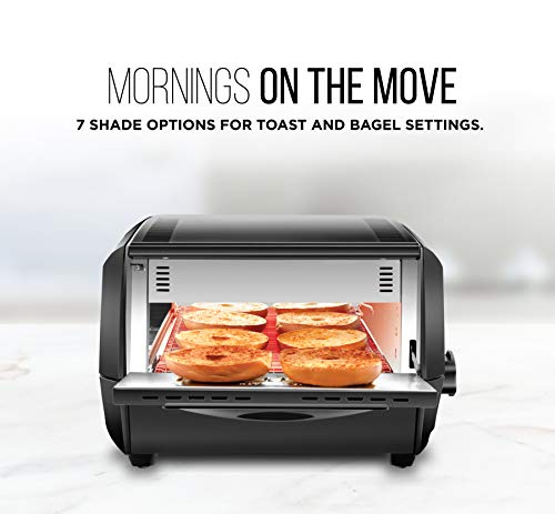 Chefman Food Mover Conveyor Toaster Oven, Moving Belt for Toasting Bread & Bagels, Stainless Steel w/Adjustable Temperature, Extra Large, 6 Cooking Functions: Toast, Bagel, Bake, Broil, Pizza & DIY