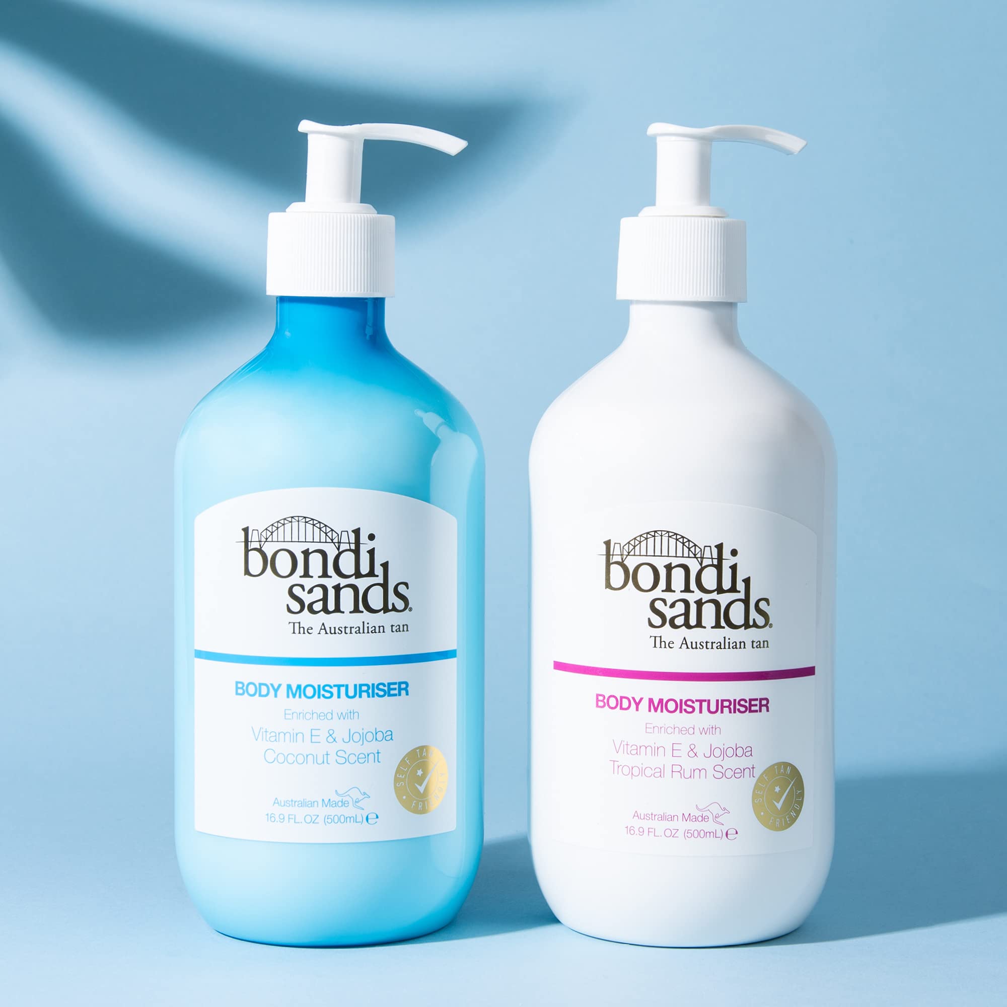 Bondi Sands Tropical Rum Body Moisturizer | pH Balanced Formula Helps Prolong Your Tan and Nourishes + Hydrates with Vitamin E + Jojoba | 17 Oz/500 mL