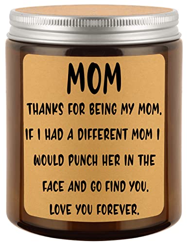 Gifts for Mom from Daughter, Son - Birthday Gifts for Mom - Mom Gifts - Gifts for Mom, Wife, Women - Funny Birthday Presents from Daughter, Son, Husband - GFTYIO Lavender Scented Candles