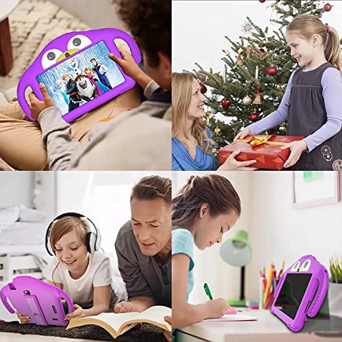 NORTH BISON 7 inch Android Tablet, Tablet for Kids, 3GB RAM 32GB ROM Toddler Tablet with Bluetooth, WiFi, GMS, Parental Control, Dual Camera, Shockproof Case, Educational, Games