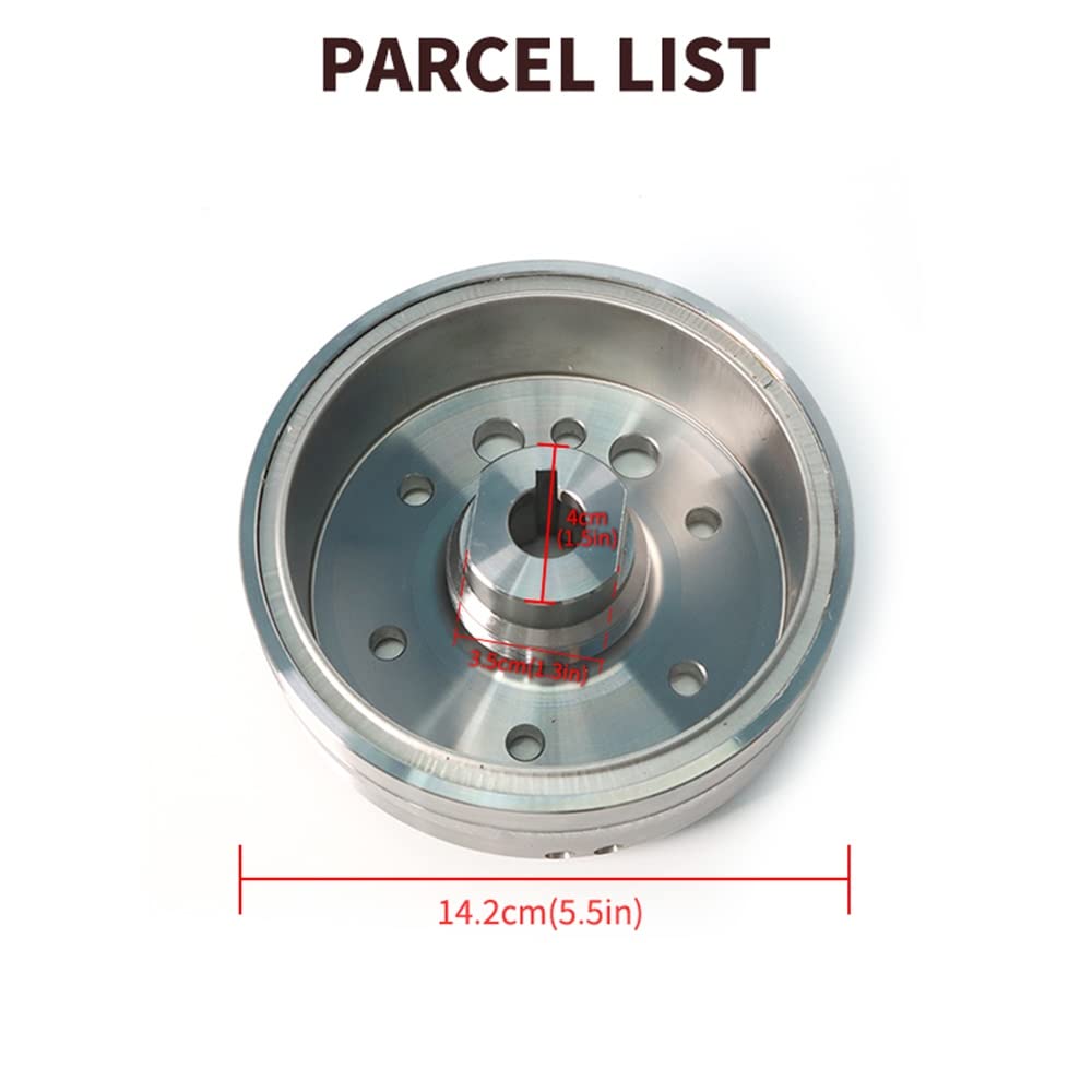 BONILORA Magnetic Flywheel Rotor Fits Compatible with 2002-2008 Suzuki Arctic Cat LTA400 F Eiger 375 400FIS Replace 3430-071 3210238F00 32102-38F00