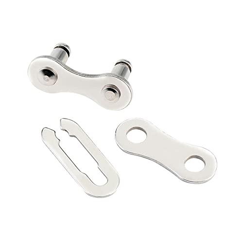 Chain Connector 2 Pieces Portable Quick Link Connector Mountain Bike Road Bike Parts (Color : Single Speed Silver)