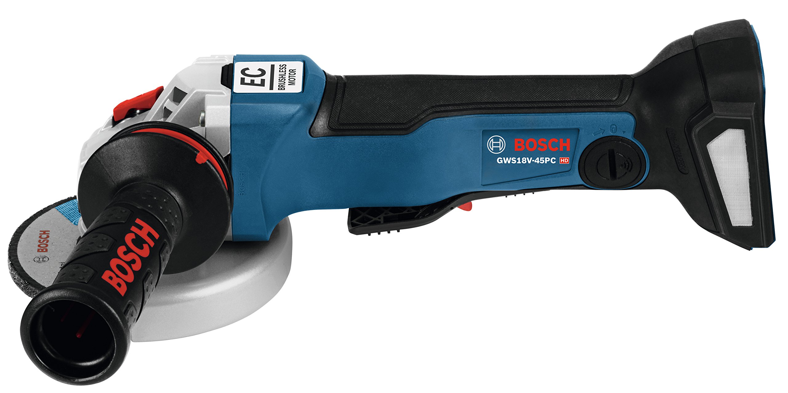 Bosch 18V EC Brushless Connected-Ready 4.5 In. Angle Grinder with Paddle Switch (Bare Tool) GWS18V-45PCN