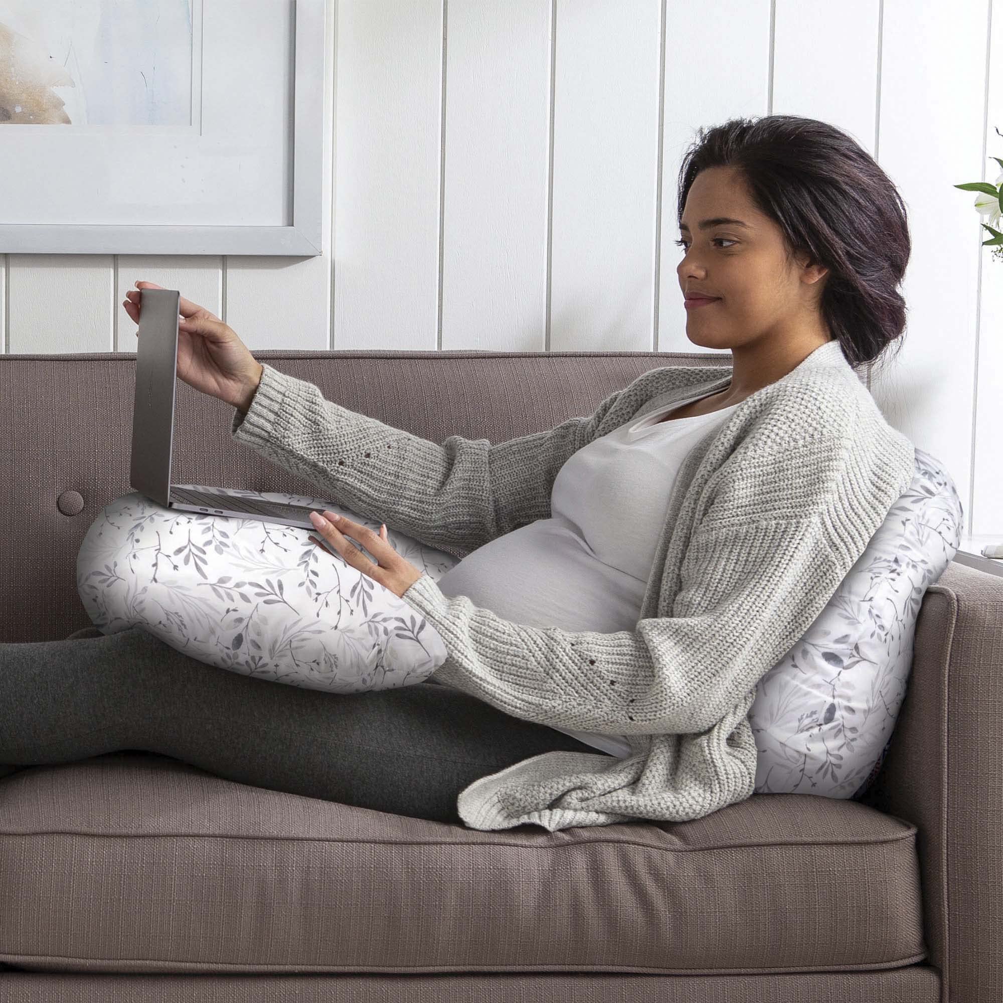 Boppy Slipcovered Total Body Pregnancy Pillow, Full Circle