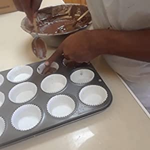 Cupcake Liners 500 pc. USA MADE - Fluted Cupcake Holder Cups for Baking Muffins, Brownies, Food-Grade, Odorless, Non-Stick, Quick-Release Paper - Fits Standard Pans, 2'' x 1.25 ",