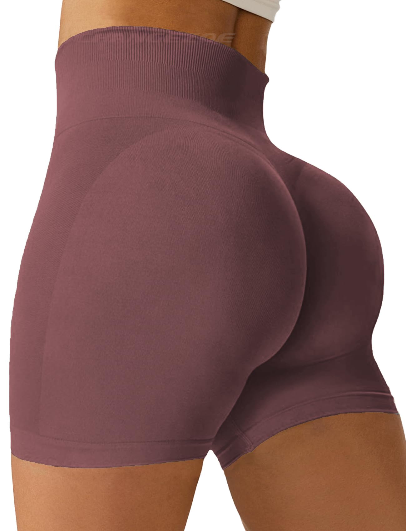 CHANGEZOE Women Butt Scrunch Workout Shorts Seamless High Waisted Amplify Gym Yoga Athletic Booty Shorts M
