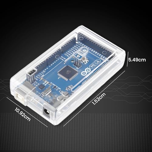 SB Components Arduino Mega Clear Case Covers Enclosure New Clear Transparent Computer Box Case Cover for Arduino Boards