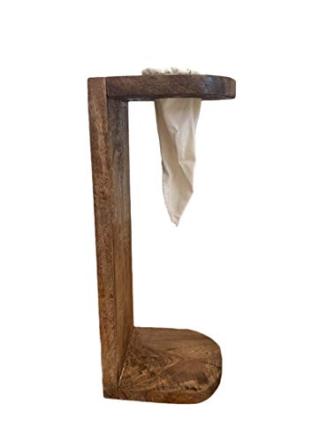 Chorreador, Nicaraguan Handmade Wooden Stand Coffee Dripper with Reusable Cloth Filter
