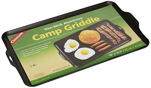 Coghlan's 7640 Non-Stick Two Burner Griddle, 16-1/2 Inches x 10 Inches
