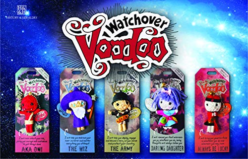 Watchover Voodoo - String Voodoo Doll Keychain – Novelty Voodoo Doll for Bag, Luggage or Car Mirror - Dark Hero Boy Voodoo Keychain, 5 inches, Navy