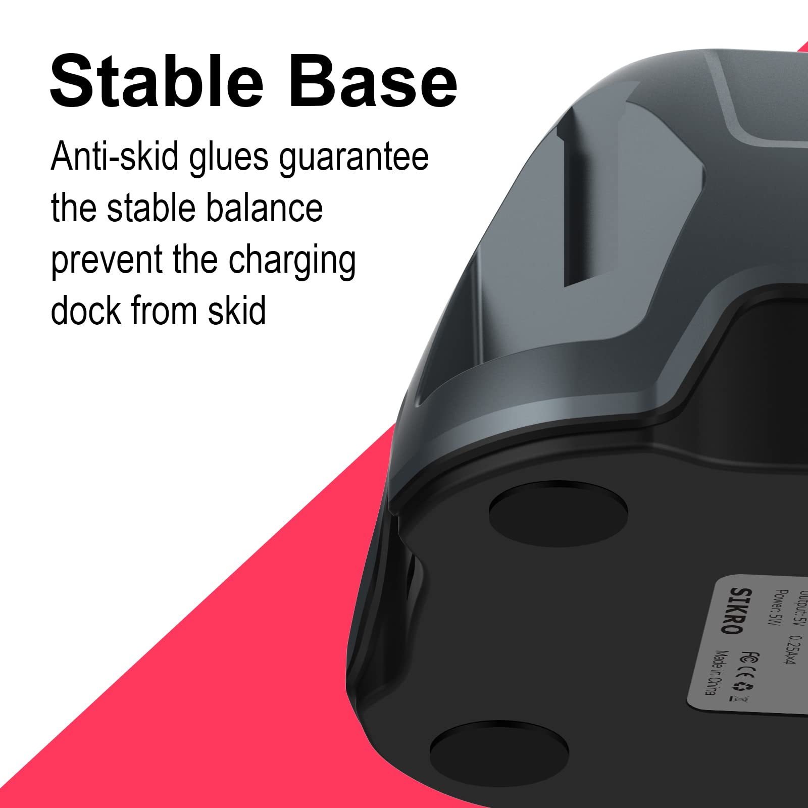 Charging Dock Compatible with Nintendo Switch Joycons & OLED Model,Joy Cons Charger with LED Indication,Charge Up to 4 Joy-Cons with Charging Cable
