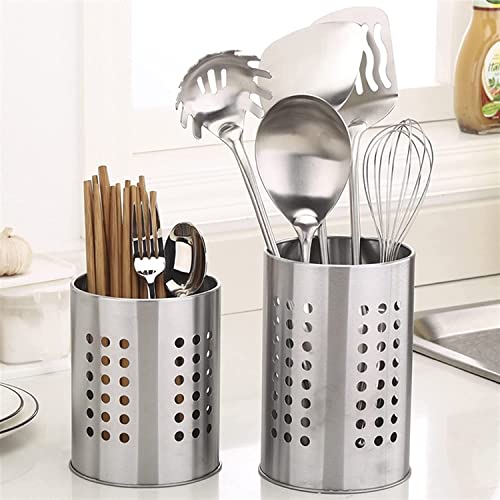 chopstick Utensil Caddy Kitchen Storage Shelf Stainless Steel Chopsticks Holder Cage Kitchen Accessories Cutlery Organizer Tableware Drain Rack Pen Holder holder