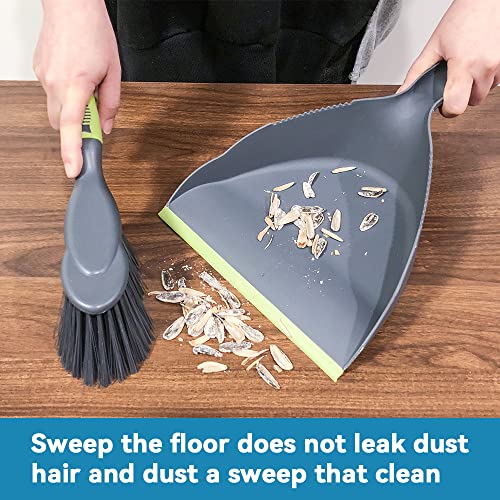 Dustpan and Brush Set,Dust Pans with Brush,Hand Broom Dust Pan,Broom Dustpan Set are Suitable for Kitchen, Sofa, Table, Car Trunk and Seat, Pet Nest and so on.(2pcs)