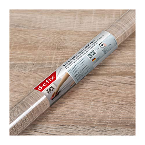 d-c-fix Peel and Stick Contact Paper Sonoma Oak Light Wood Grain Self-Adhesive Film Waterproof & Removable Wallpaper Decorative Vinyl for Kitchen, Countertops, Cabinets 26.5" x 78.7"